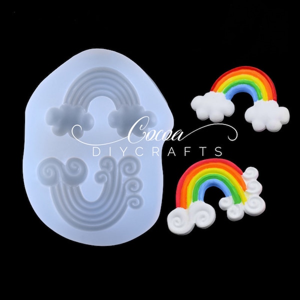 Rainbow Cloud Mold - Etsy