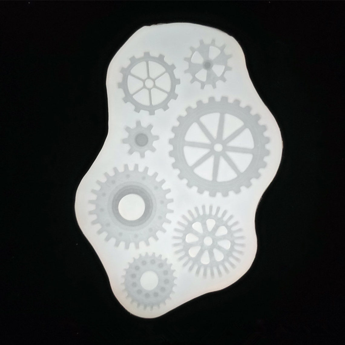 Gear Silicone Mold-steampunk Gear Resin Mold-gears Jewelry Craft Mold ...