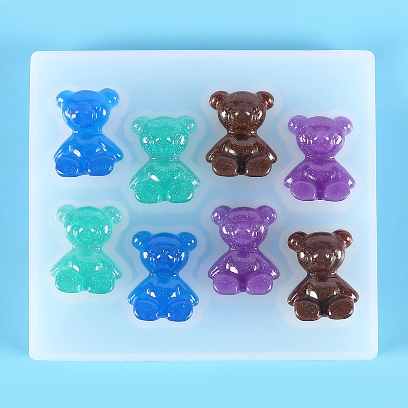 Cartoon Little Bear Mold-cute Bear Silicone Mold-bear Resin - Etsy