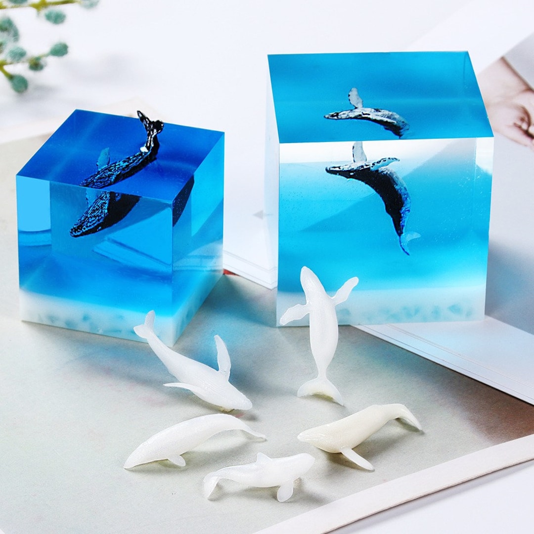 3D Whale Resin Filling Materials-ocean Whale Model for Silicone Resin ...