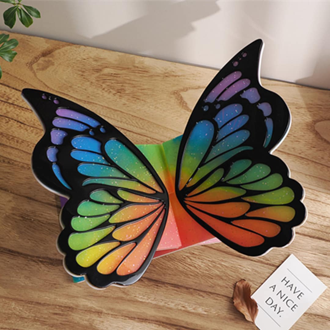 Large Butterfly Book Stand Silicone Mold-butterfly Book Holder Resin ...
