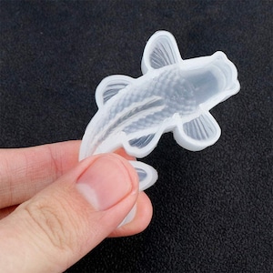 Cute Koi Fish Silicone Mold-lucky Koi Fish Mold-koi Fish Resin Mold-koi ...