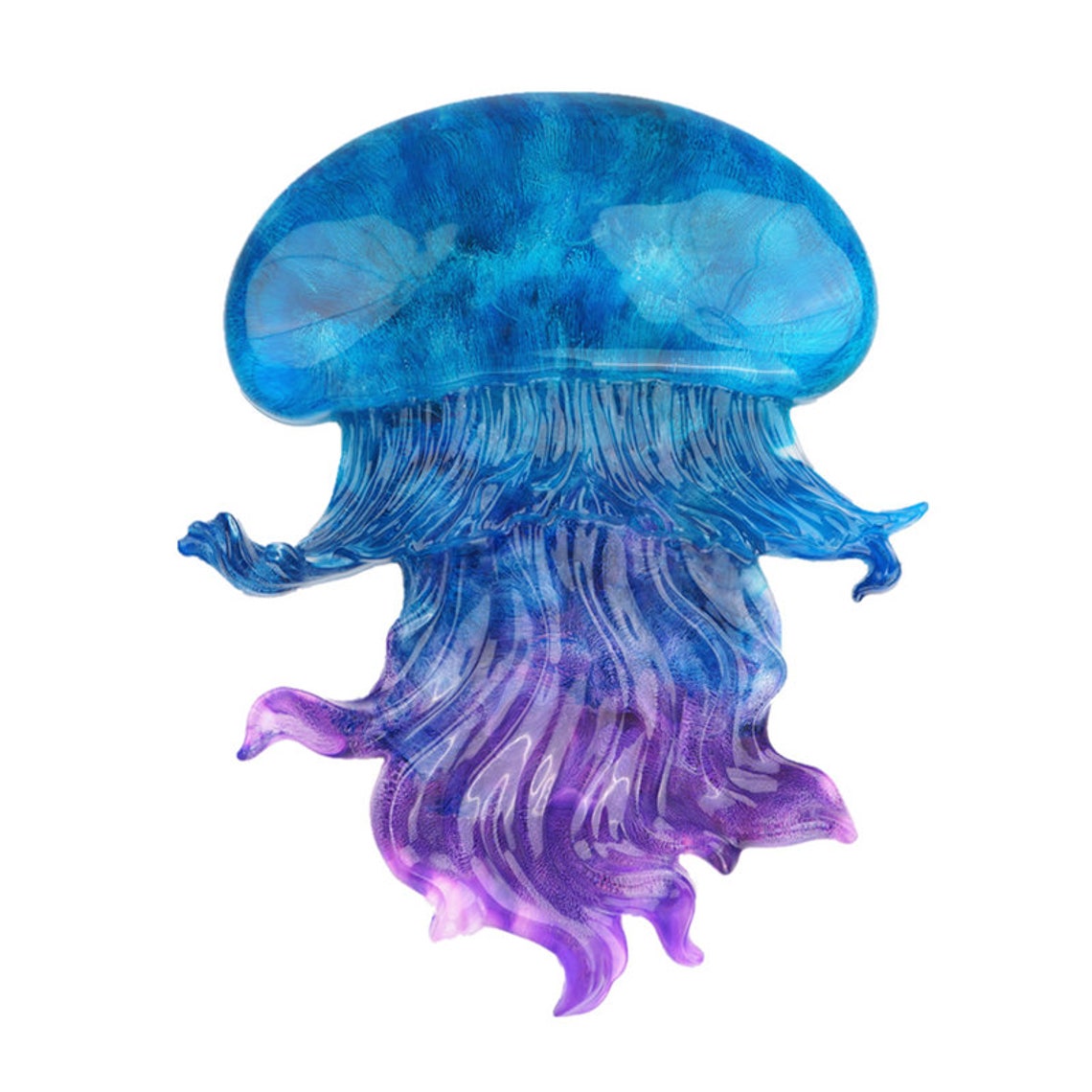 Ocean Jellyfish Resin Mold-marine Life Jellyfish Mold-large Jellyfish ...