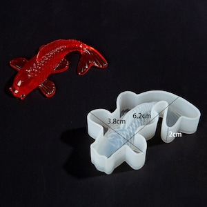 Cute Koi Fish Silicone Mold-lucky Koi Fish Mold-koi Fish Resin Mold-koi ...