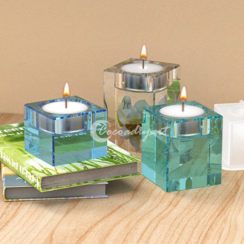 Square Candle Holder - Etsy