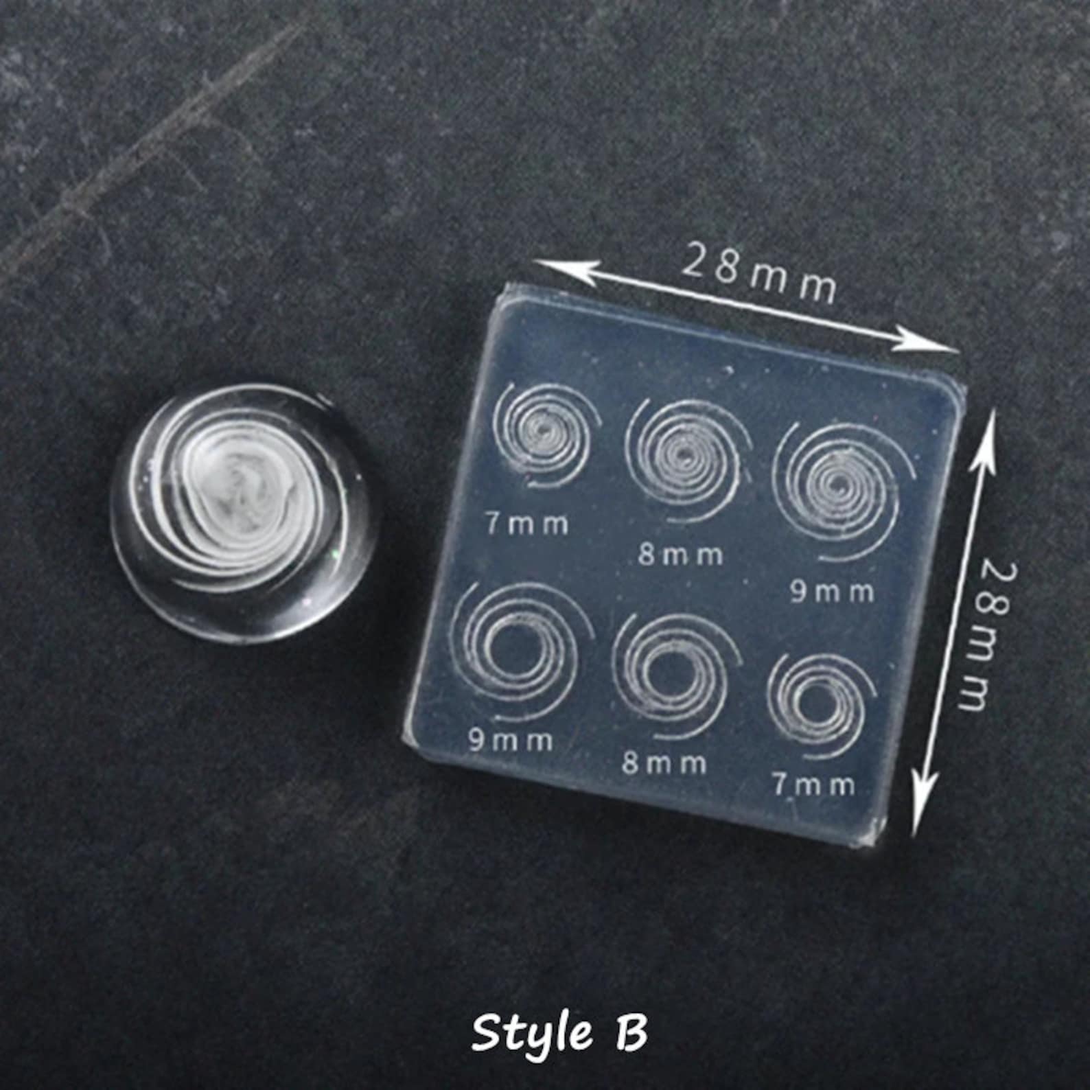 Spiral Resin Silicone Mold-cosmic Vortex Mold-galaxy Star Mold-universe ...