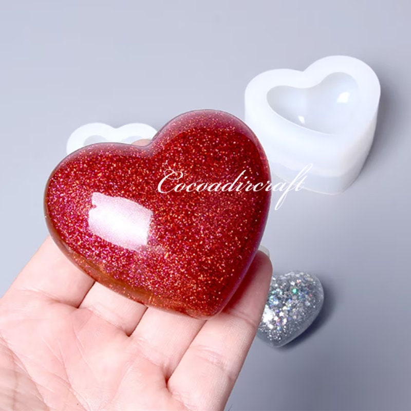 Heart Shaped Mold Resin - Etsy