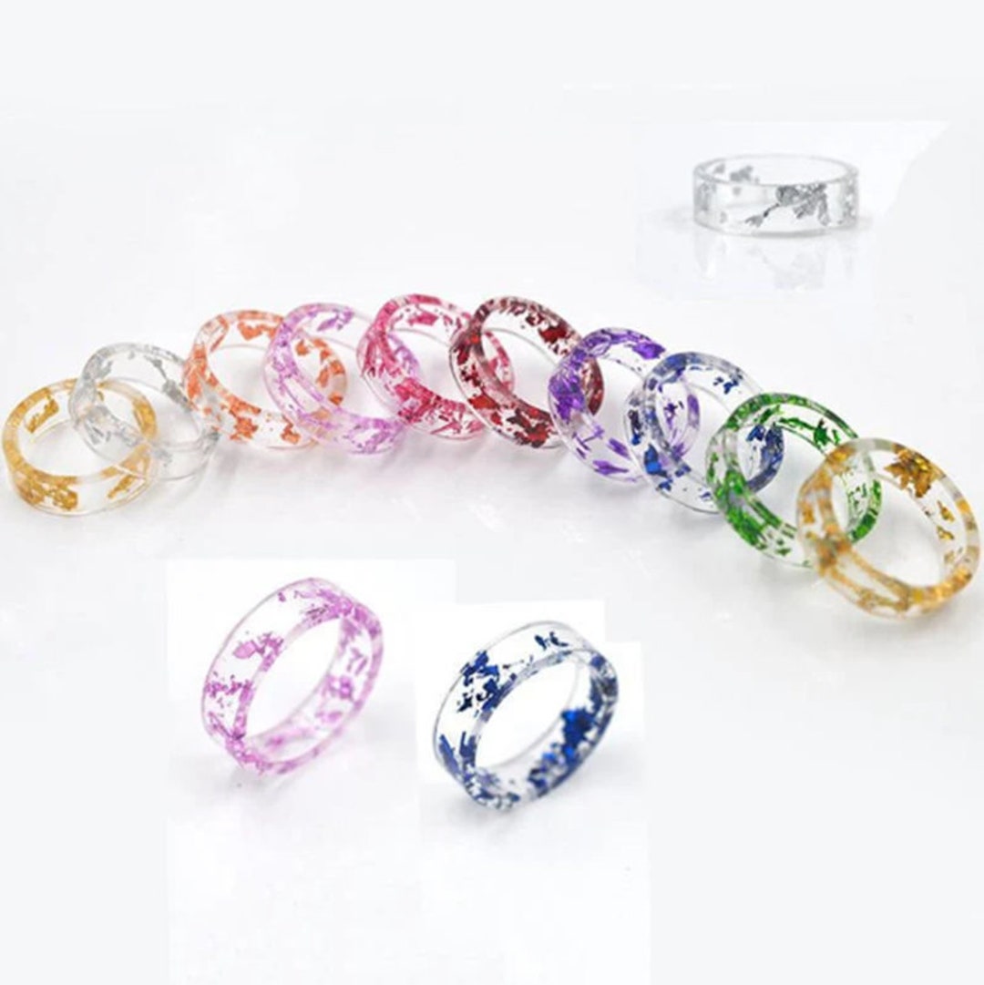 Flat Ring Silicone Mold-cute Flat Ring Resin Mold-diy Dried Flower ...