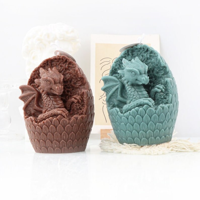 Cool Dragon Egg Candle Mold-dragon Baby Candle Mold-dragon - Etsy