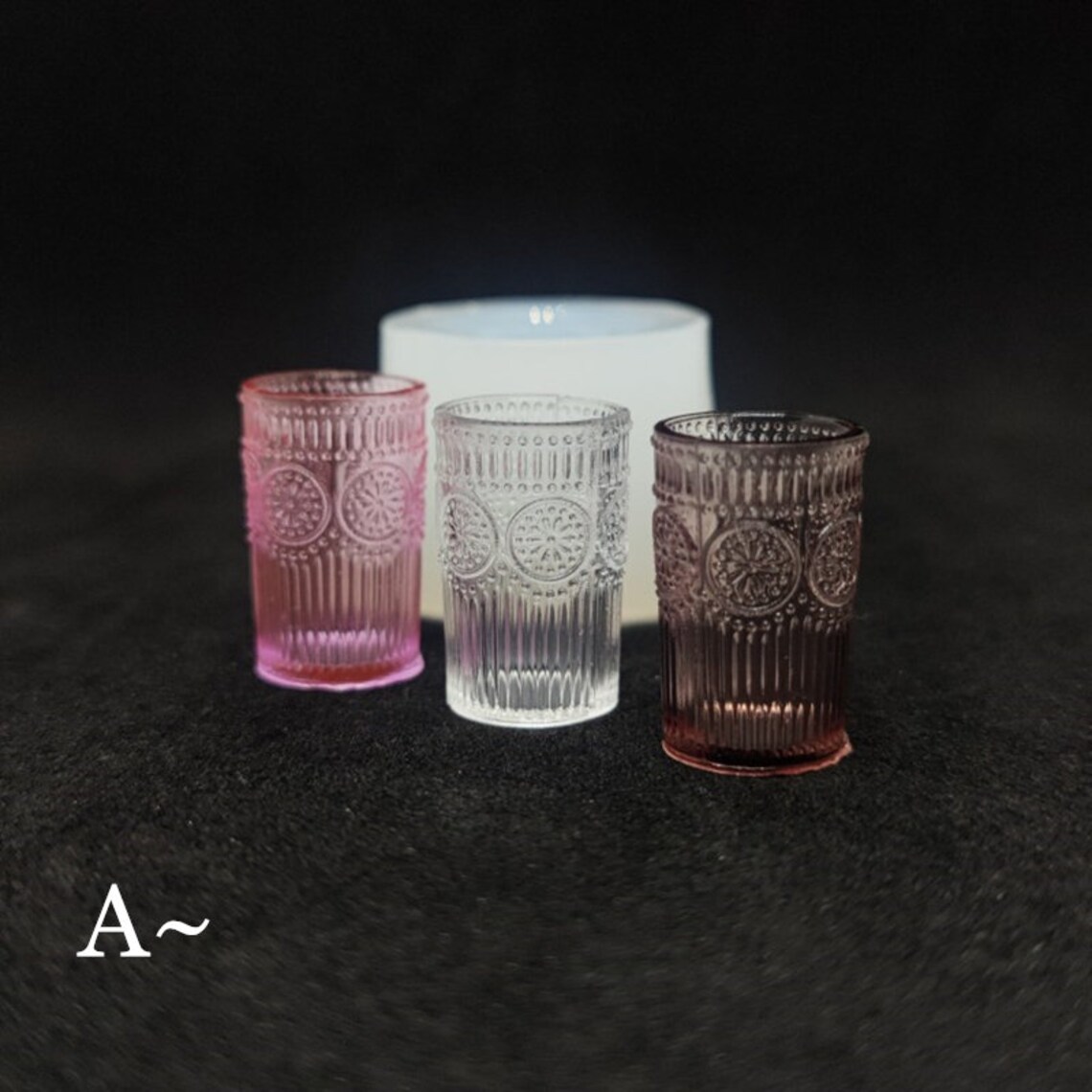 5 Styles Miniature Cup Silicone Mold-glass Cup Resin Mold-crystal Cup ...