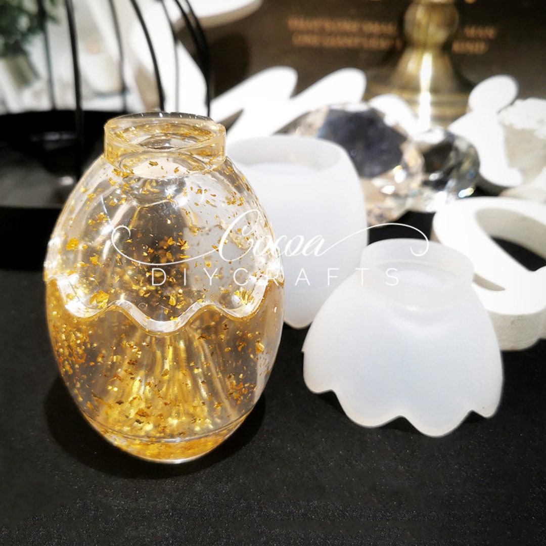 Eggshell Box Silicone Mold-egg Shell Storage Box Resin Mold-makeup Egg ...