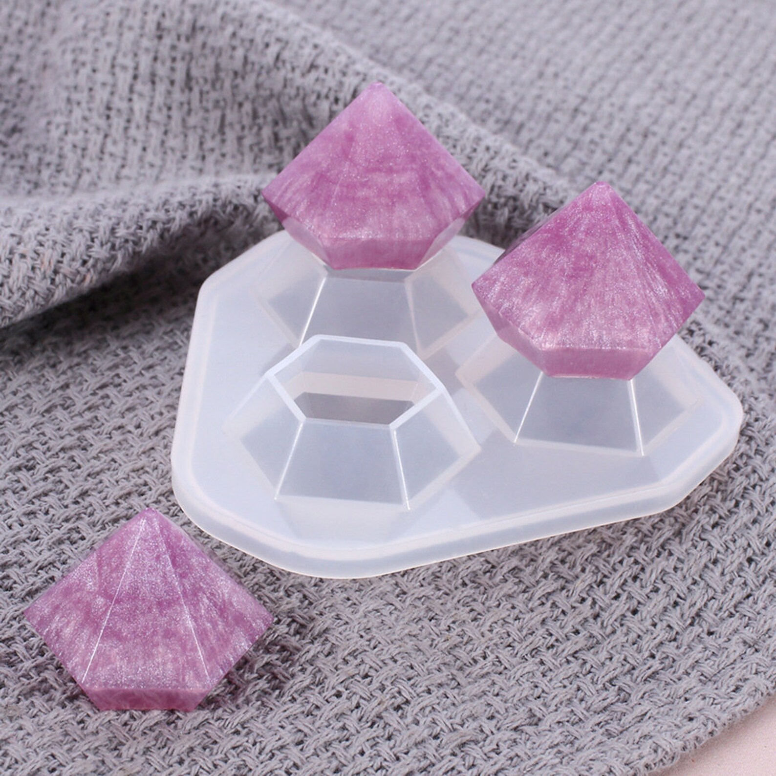 Diamond Silicone Mold-Diamond Resin Mold-Crystal Diamond | Etsy