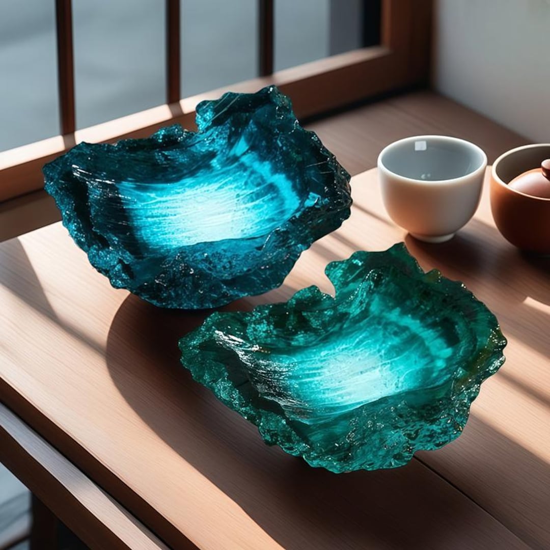 Nordic Ashtray Silicone Mold-crystal Ashtray Resin Mold-wave Ashtray ...