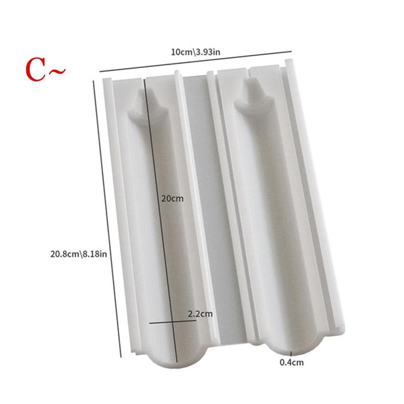 Taper Candle Silicone Mold-simple Long Candle Mold-tall Pillar Candle ...