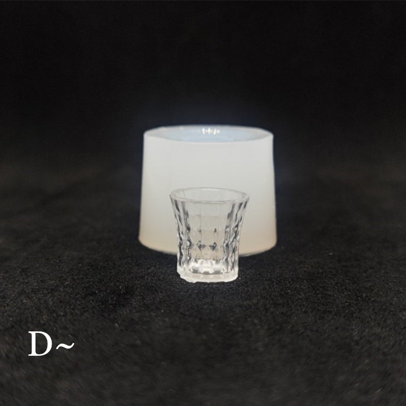 5 Styles Miniature Cup Silicone Mold-glass Cup Resin Mold-crystal Cup ...