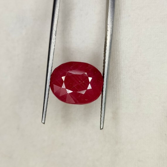 10x13x7MM Gorgeous Red Ruby Cut Stone Faceted Ruby Gemstones 11.80 ...