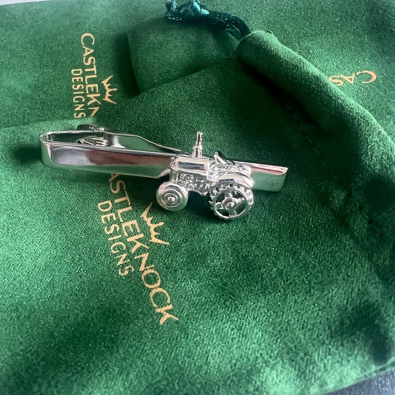 Tractor Gold Tie Clip - Etsy UK