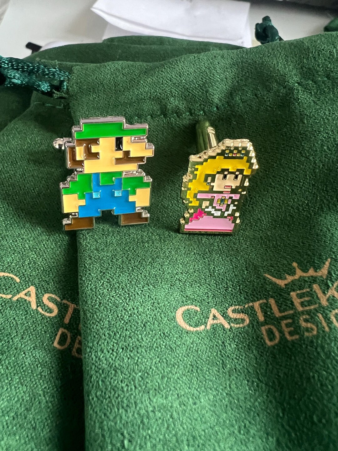 Retro 8-bit Wedding Cufflinks Gamer Groom Accessory Pixel Art Cufflinks ...