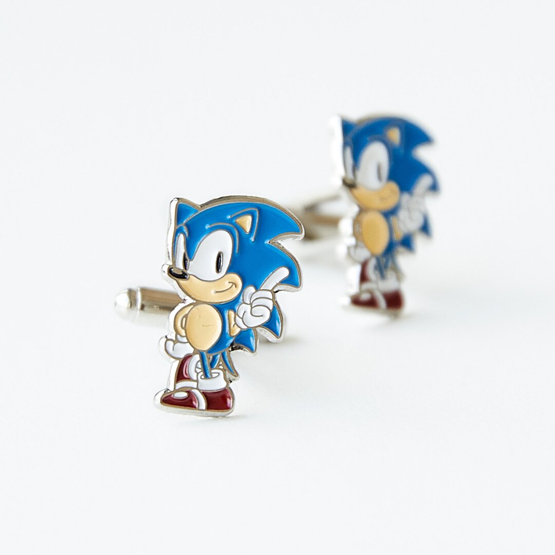 Sonic the Hedgehog Cufflinks Gift for Nerdy Boyfriend Gamer Wedding ...