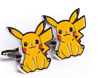 Pikachu Cufflinks - Etsy