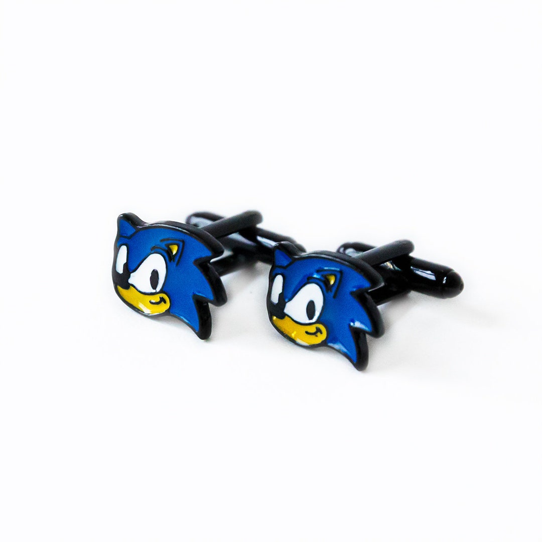 Sonic the Hedgehog Cufflinks Gift for Nerdy Boyfriend Gamer - Etsy
