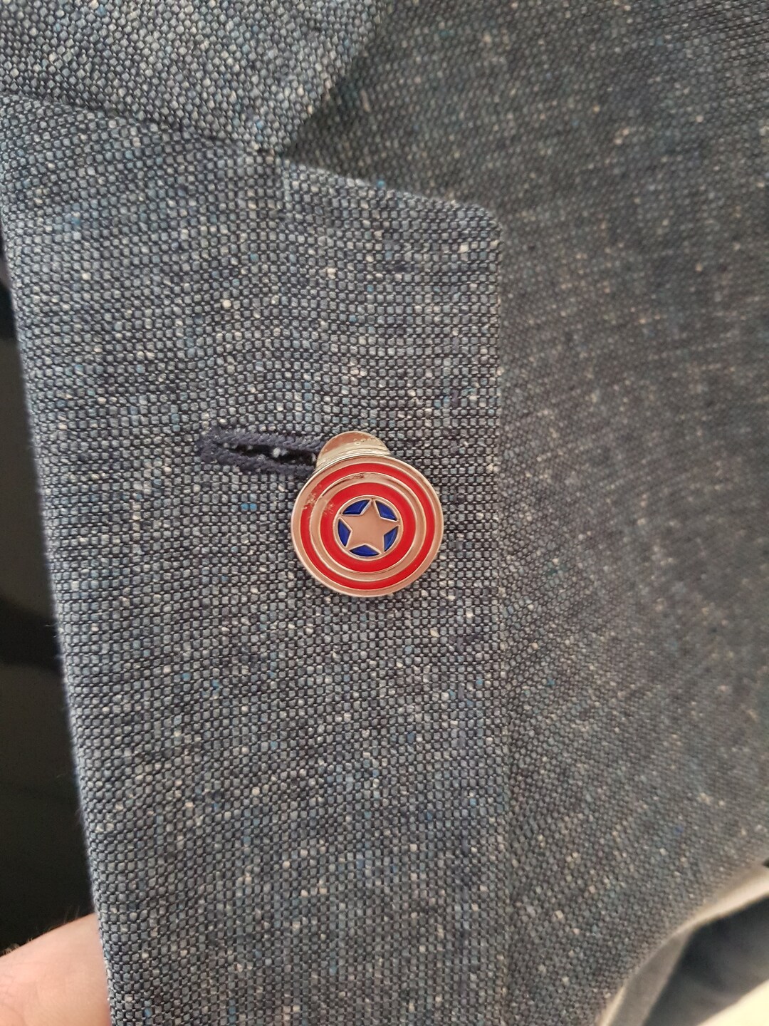 Captain America Shield Suit Pin Lapel Pin First Avenger Accessory ...