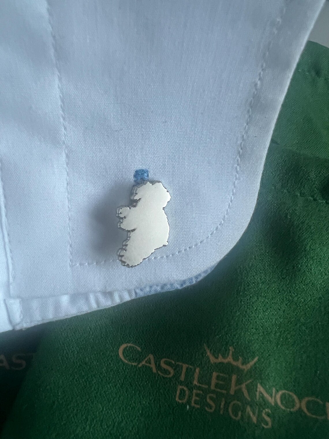 Map of Ireland Cufflinks Handcrafted Irish Accessories Unique Gift for ...