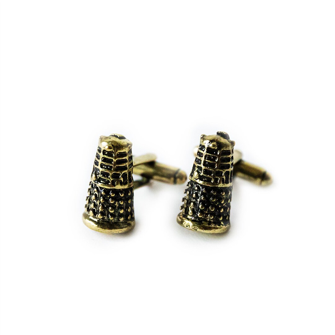 Doctor Who Dalek Cufflinks Sci-fi Fan Jewelry Dalek Design Unique Gift ...