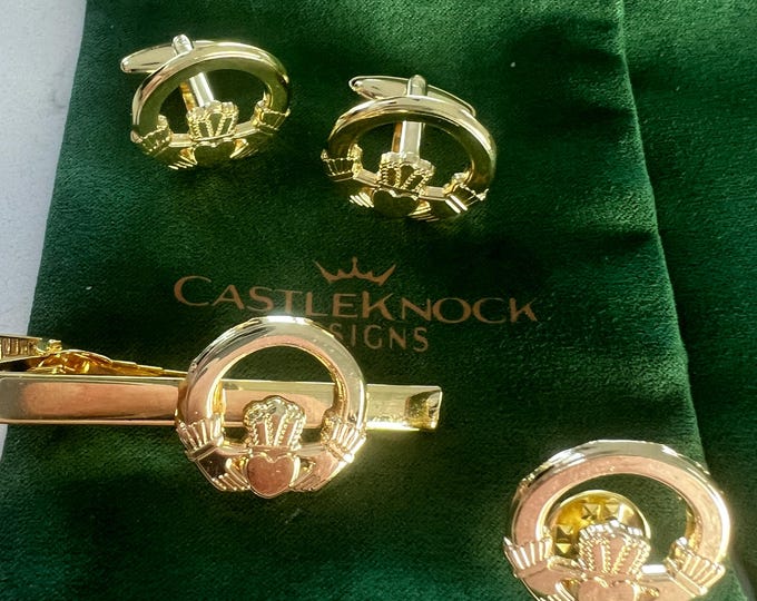 Irish Harp Cufflinks - Etsy