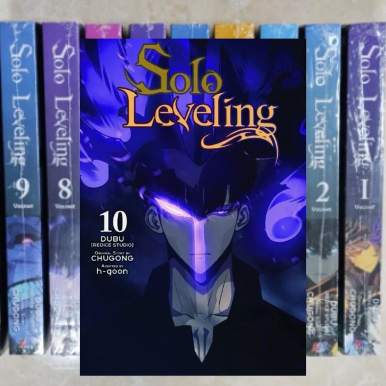 Solo Leveling Comic Book Manga Set Volume 1-10 English Version by ...