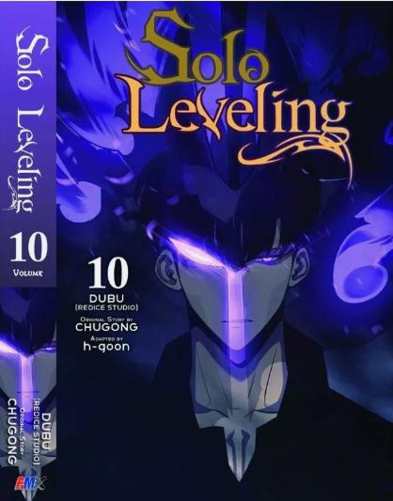 Solo Leveling Comic Book Manga Set Volume 1-12 English Version by ...