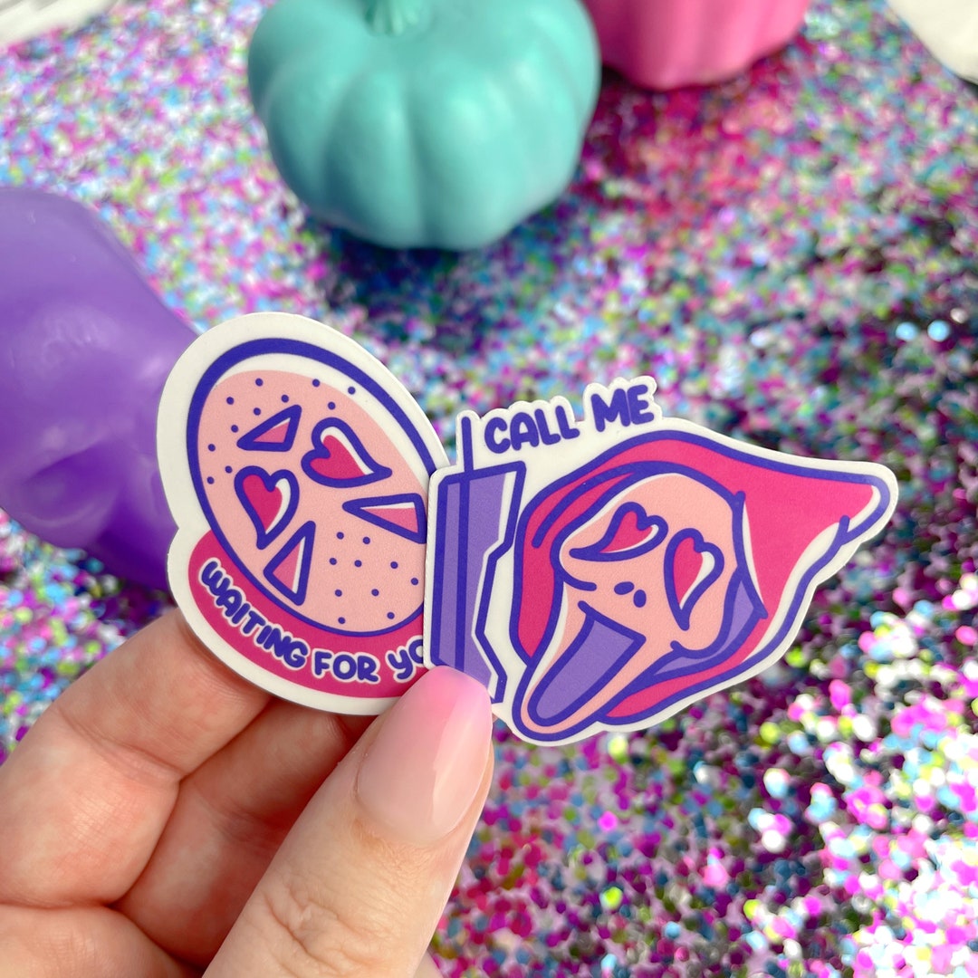 Ghost Face and Jason Sticker 2 Pack | Cute 2" Die-cut Vinyl Sticker ...