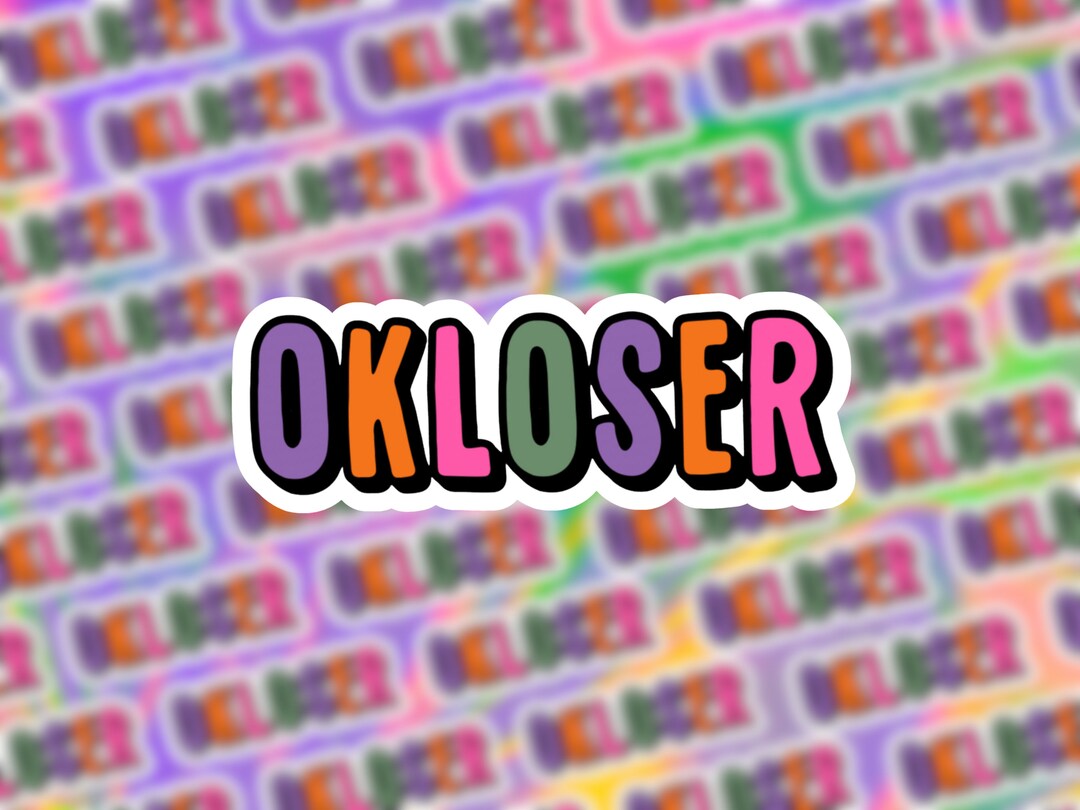 OKLOSER Doja Inspired Lyric Sticker| Die-cut Vinyl Sticker | Water ...