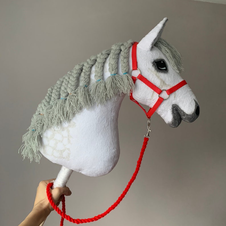 Red Halter With Lead Rope for Hobby Horse stick Horse | Etsy