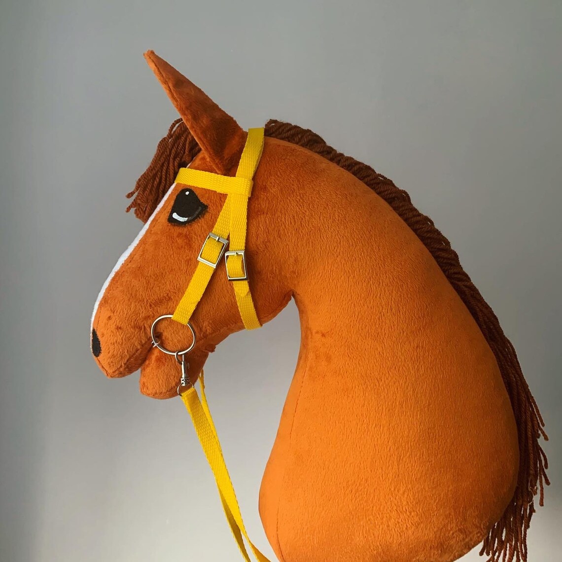 Yellow Bridle With Reins for a Hobby Horse stick Horse - Etsy