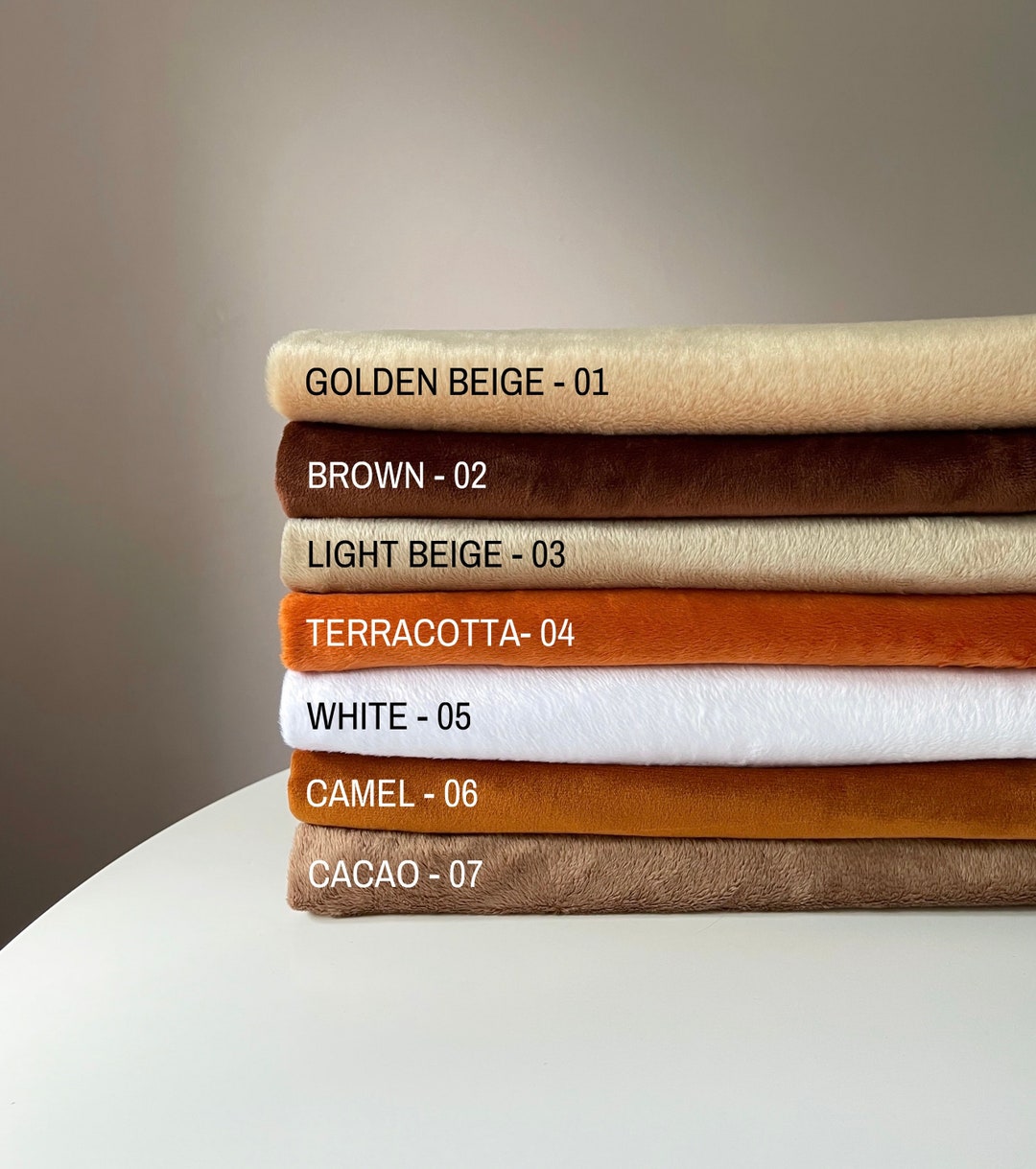 Super Soft Smooth Velboa Fabric, Plush Fabric, Plain Fabric - Etsy