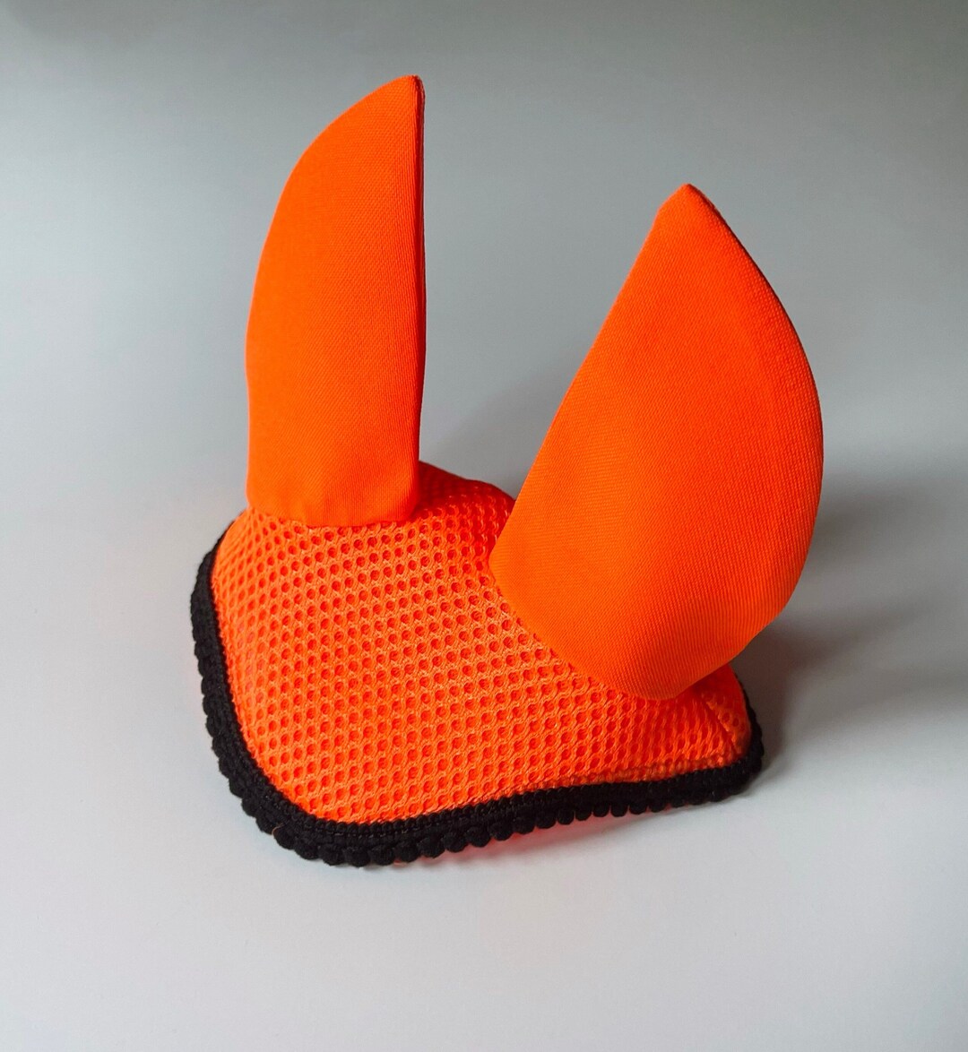 Hobby Horse Orange Ear Bonnet With Black Decoration ( Hobbyhorse ...