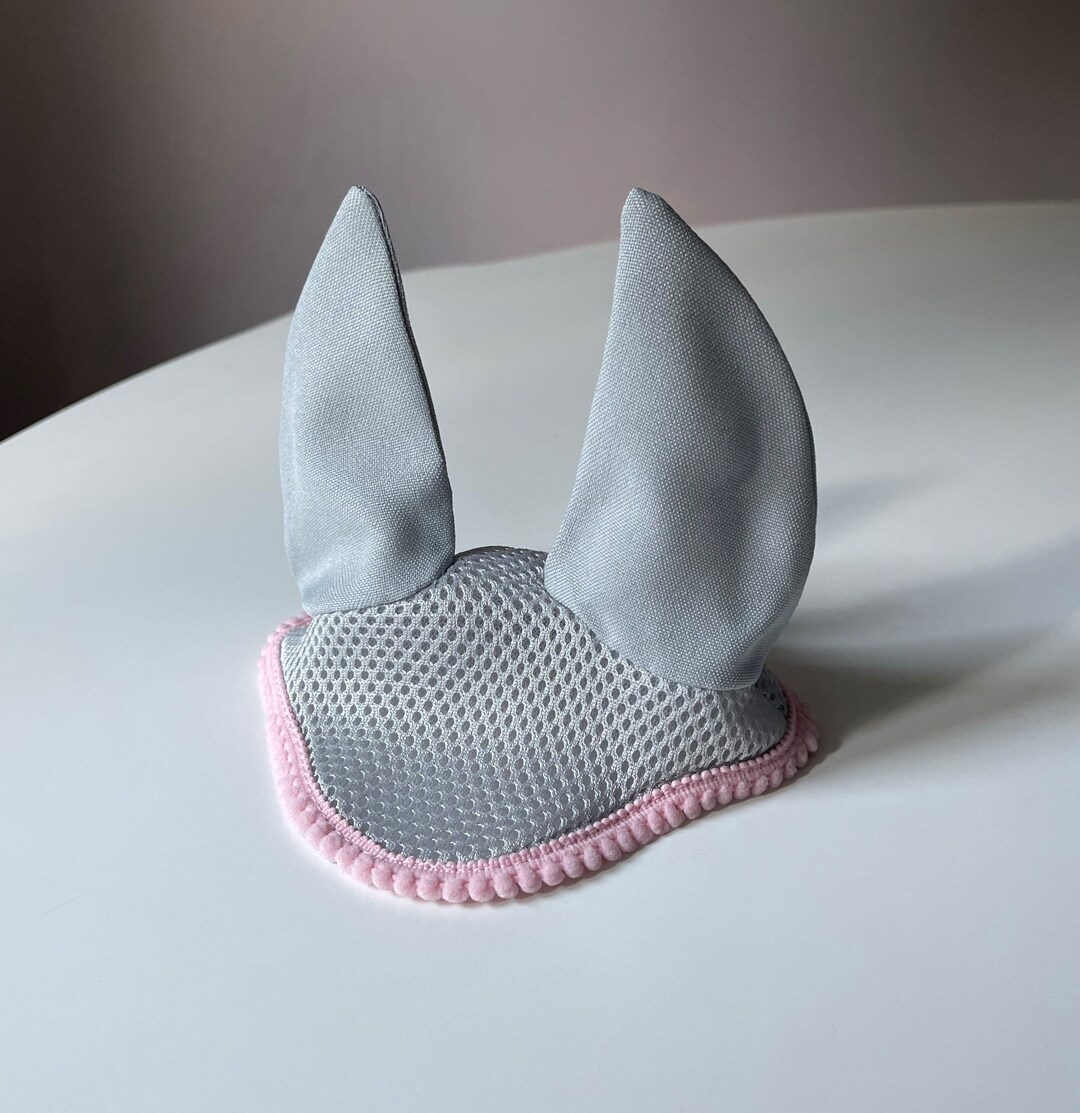 Hobby Horse Grey Ear Bonnet (earbonnet for Stick Horse) - Etsy