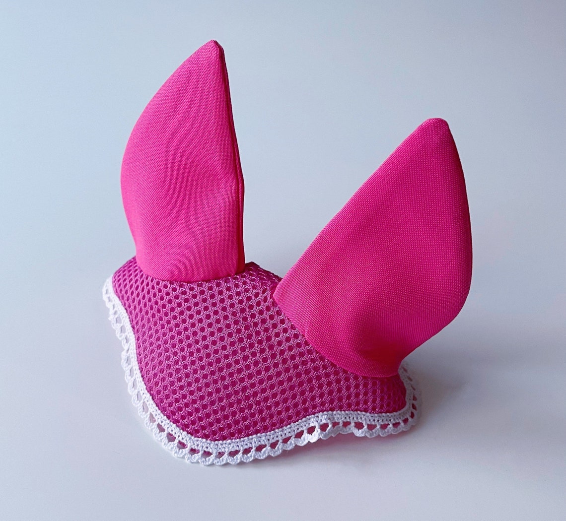 Hobby Horse Pink Ear Bonnet ear Bonnet for Hobbyhorse Stick - Etsy