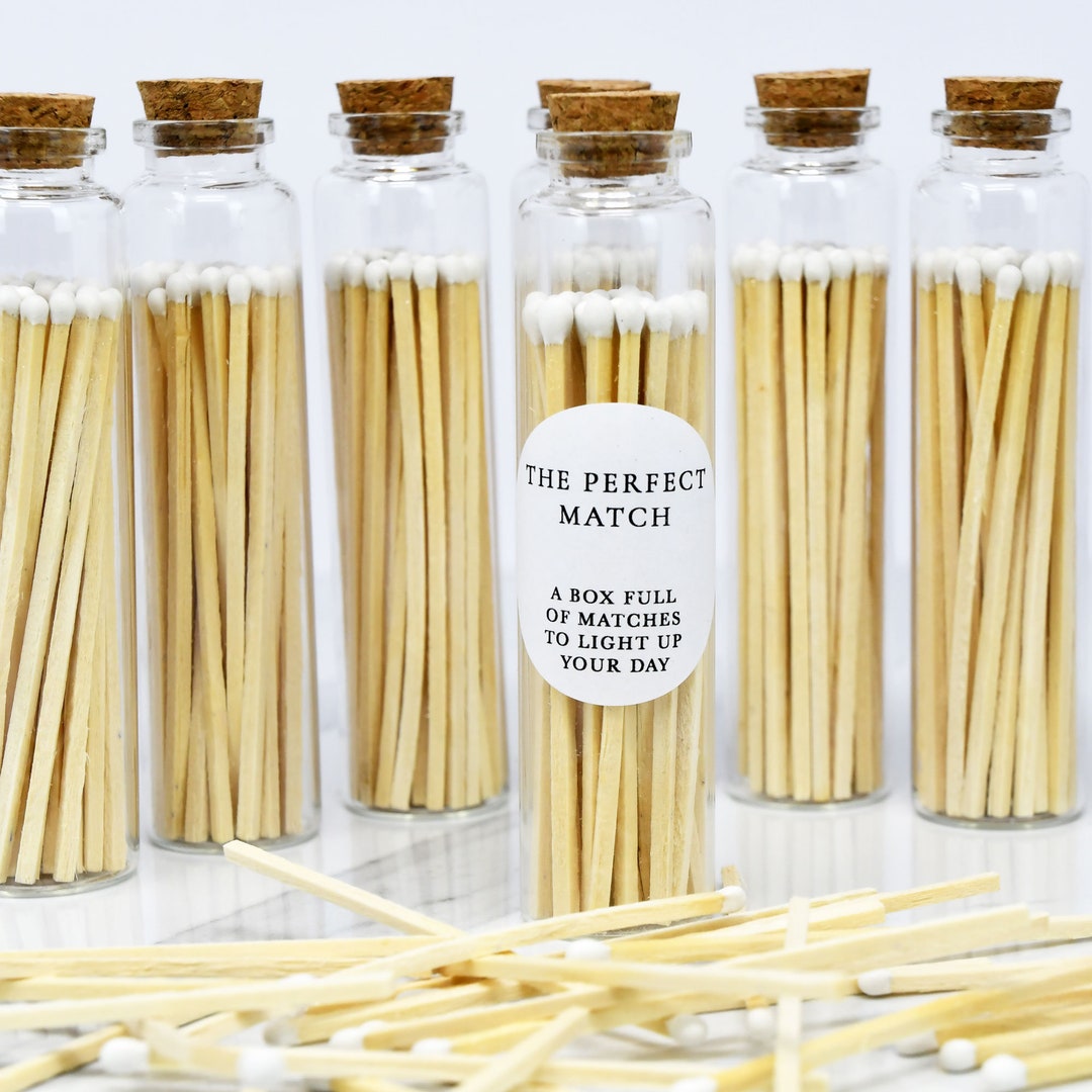 30 Matches | Bottle 30 Matches Jar With Striker| Wedding Gift ...
