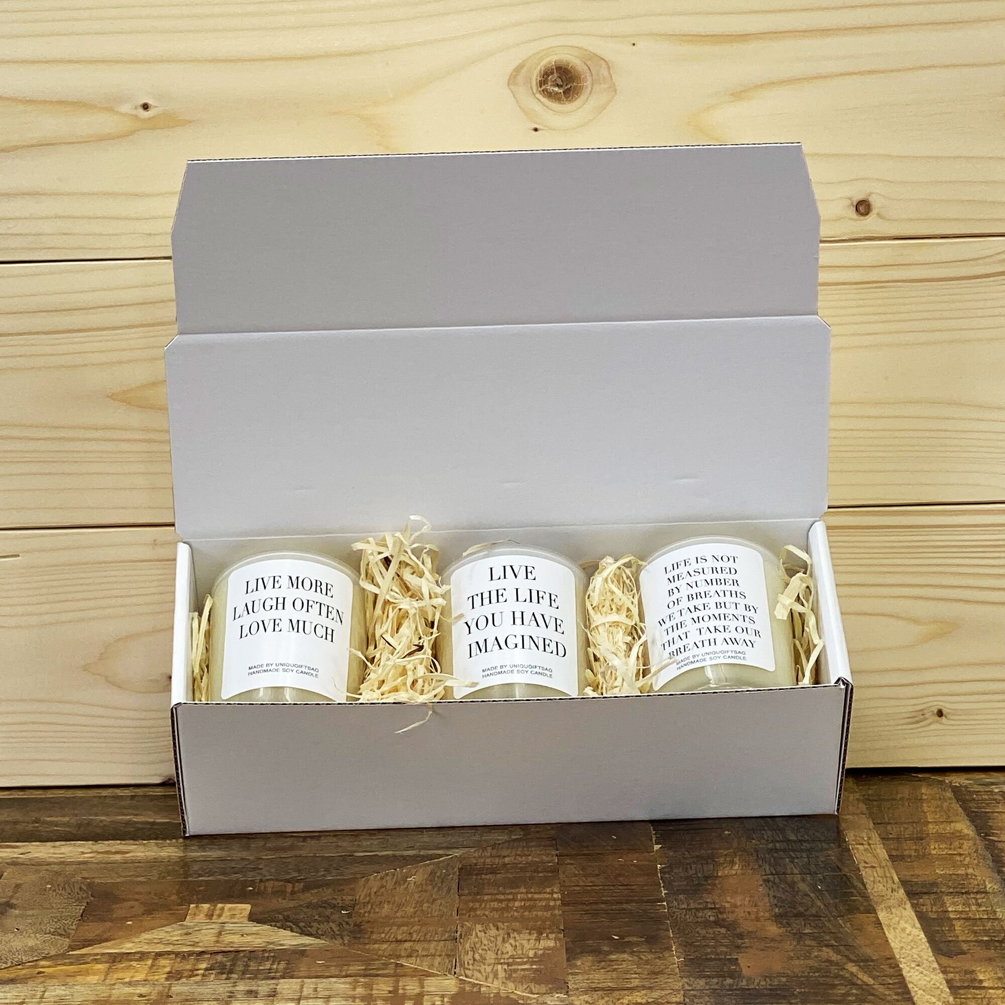 Soy Candles Gift Set No14 Scented Candles Boxed Gift Set Natural Candle ...