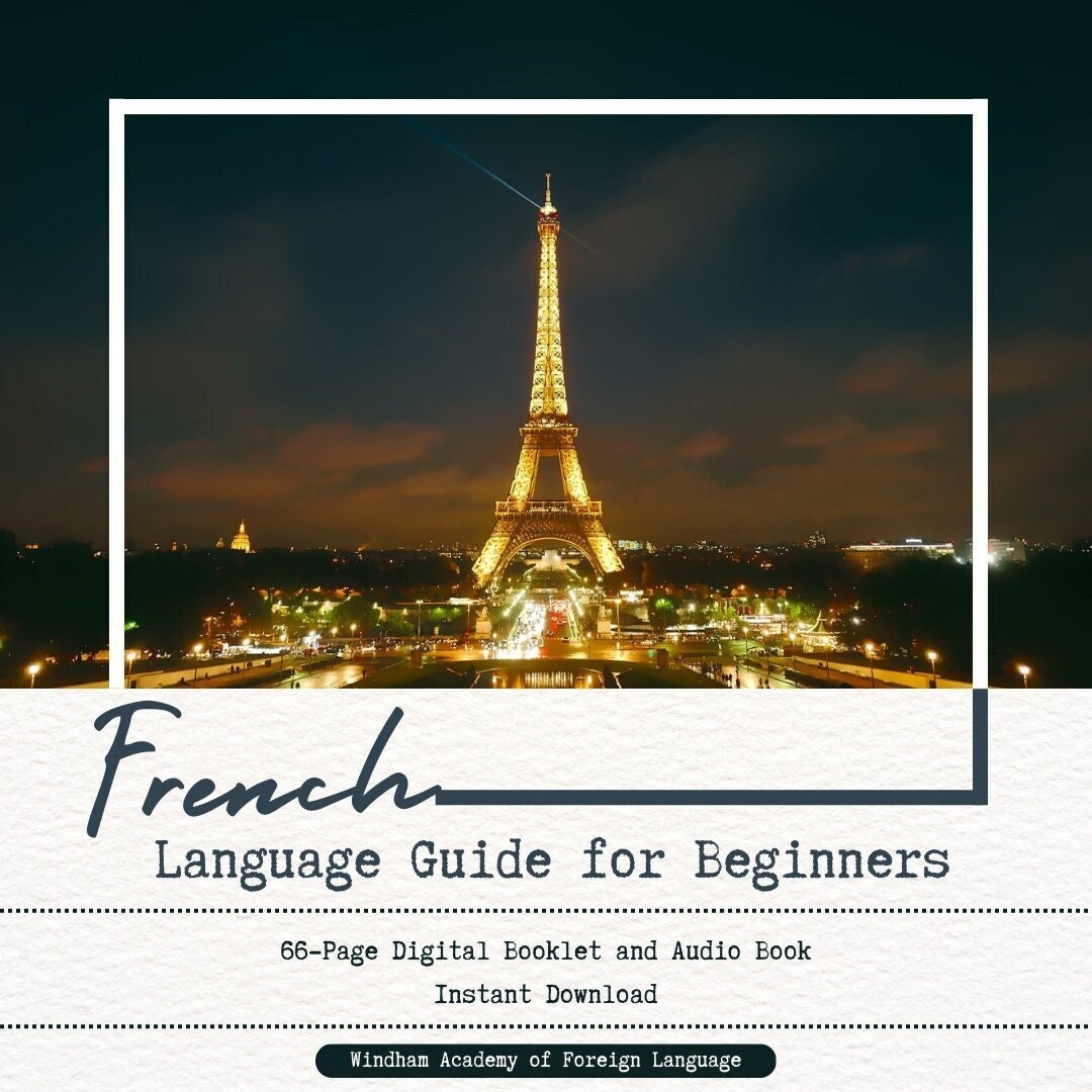 French Language Guide - Etsy