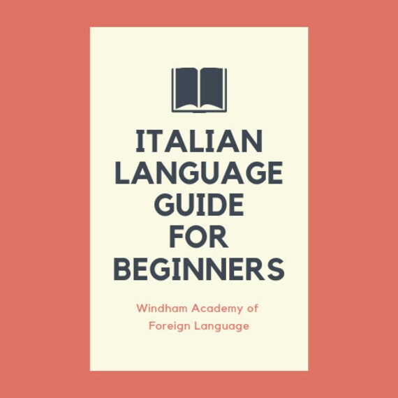 Italian Language Guide | Etsy