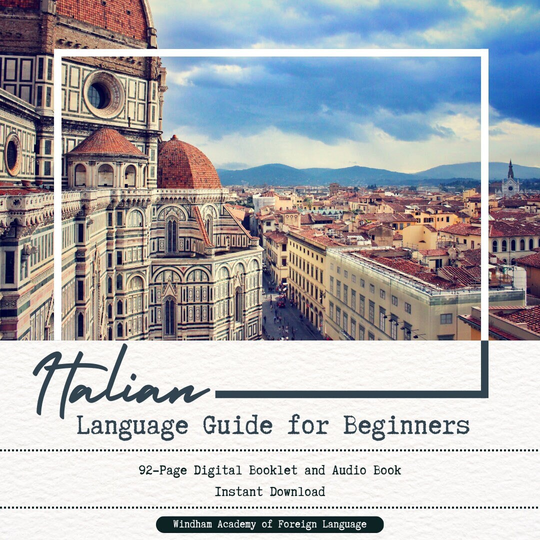 Italian Language Guide - Etsy