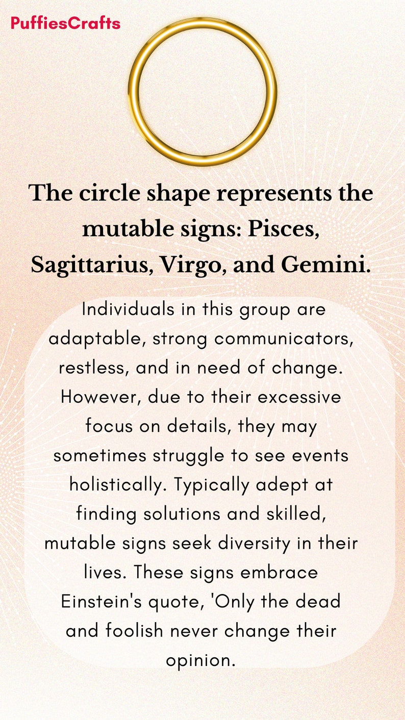 24k Gold-plated Mutable Zodiac Sign Necklace Gemini Virgo Sagittarius ...