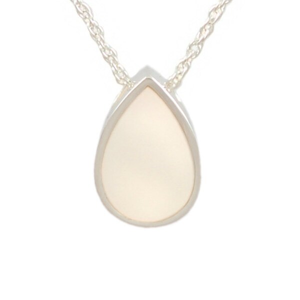 Sterling Silver Teardrop Cremation Necklace - Etsy