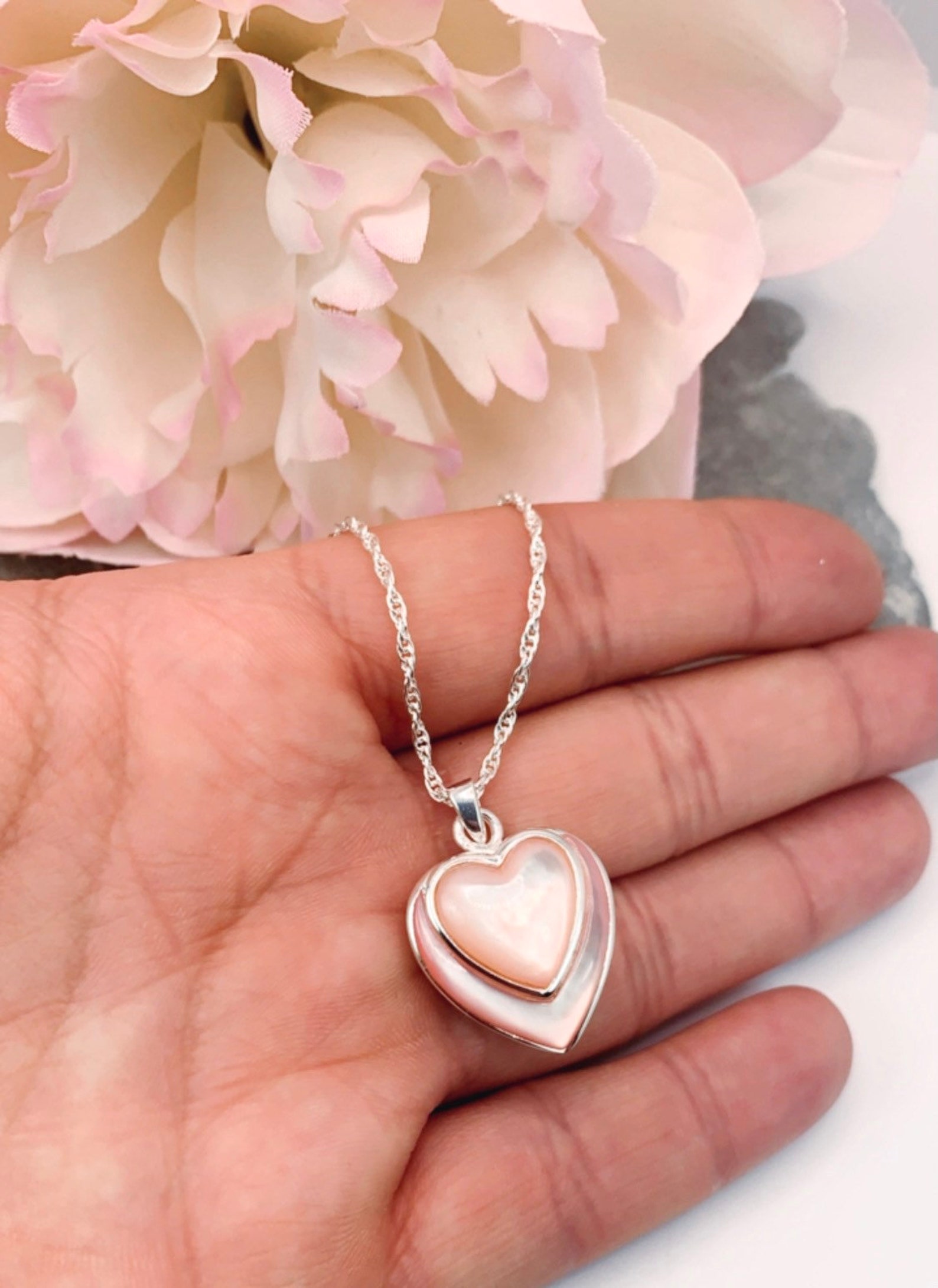Heart Necklace Cremation Keepsake Pendant-memorial Jewelry 925 - Etsy