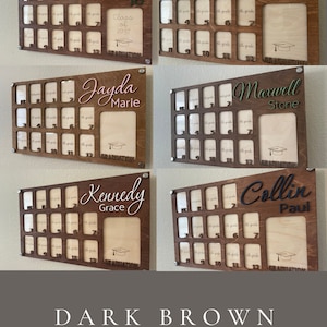 School Photo Frame, Preschool to Senior Year Photo Frame, Personalized ...