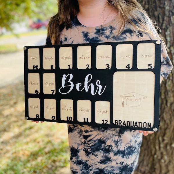 School Years Picture Frame - Etsy