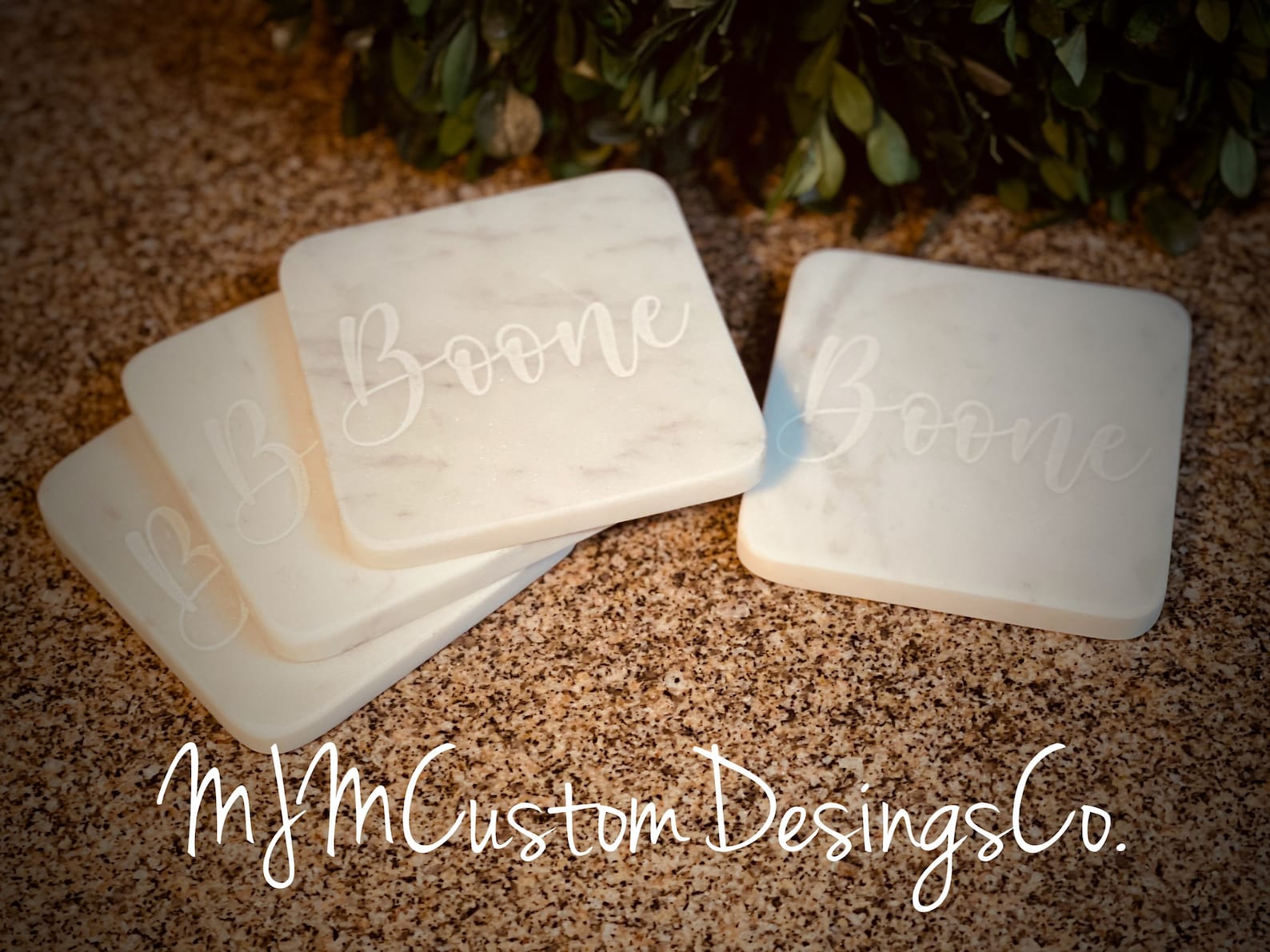 Personalized Marble Coasters Custom Laser Engraved Coasters - Etsy